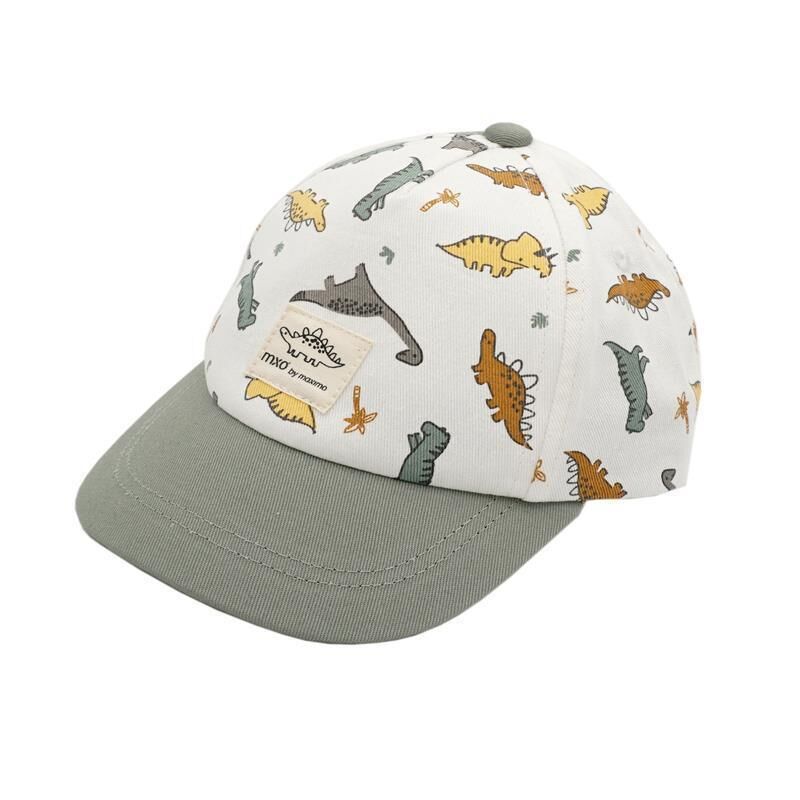 Maximo Kappe Dinos 53503-955876-3807 – Weiß/Grün, UV 15 - Kinderschuh ...